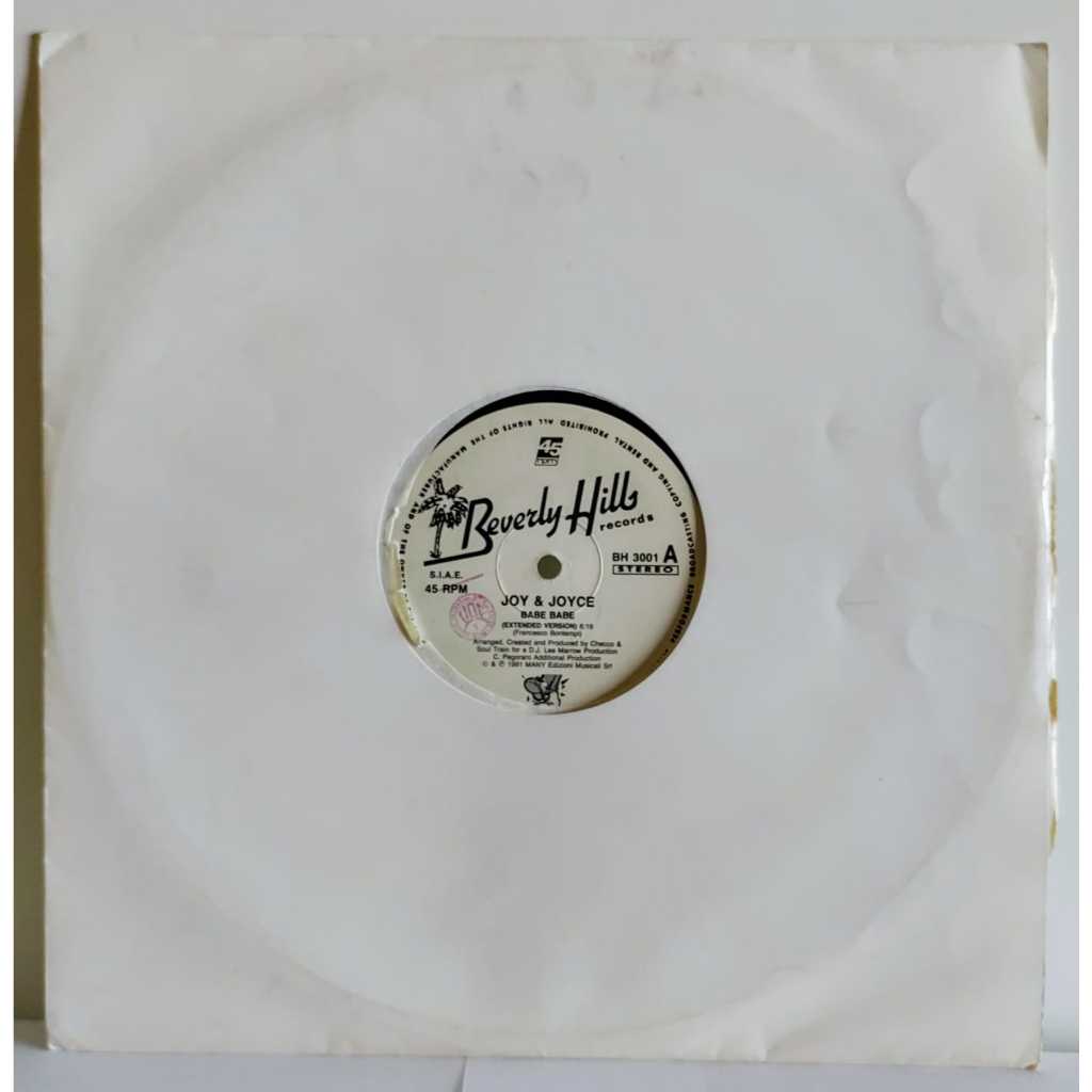 LP Joy & Joyce - Babe Babe (Baby Baby) - Single 12'' Vinil Importado ...