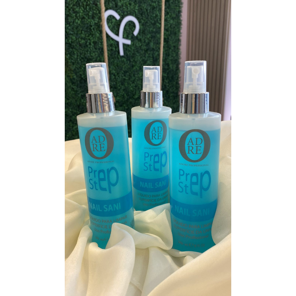 Higienizador para unhas Nail Sani Prep Step Adore | Shopee Brasil