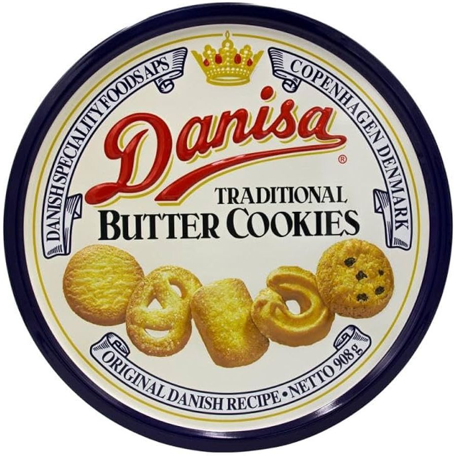 Lata Gigante Biscoito Amanteigado Danisa Butter Cookies 908g | Shopee ...