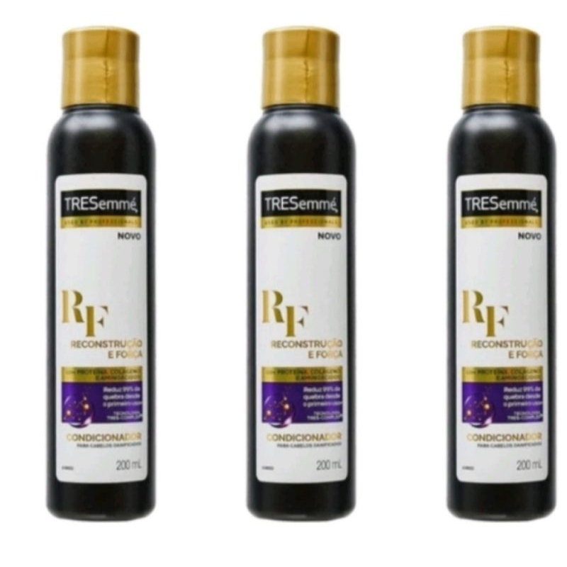 Condicionador Tresemmé 200ML (KIT COM 03 UNIDADES) | Shopee Brasil