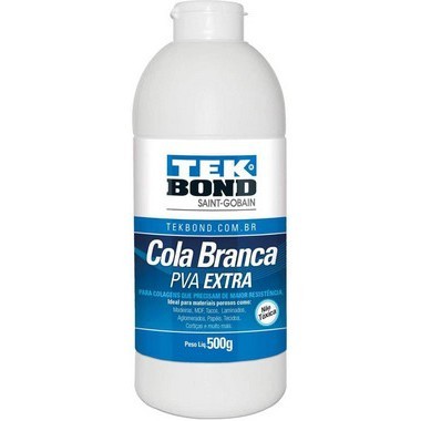 Cola Branca Pva Extra 500g Tekbond | Shopee Brasil