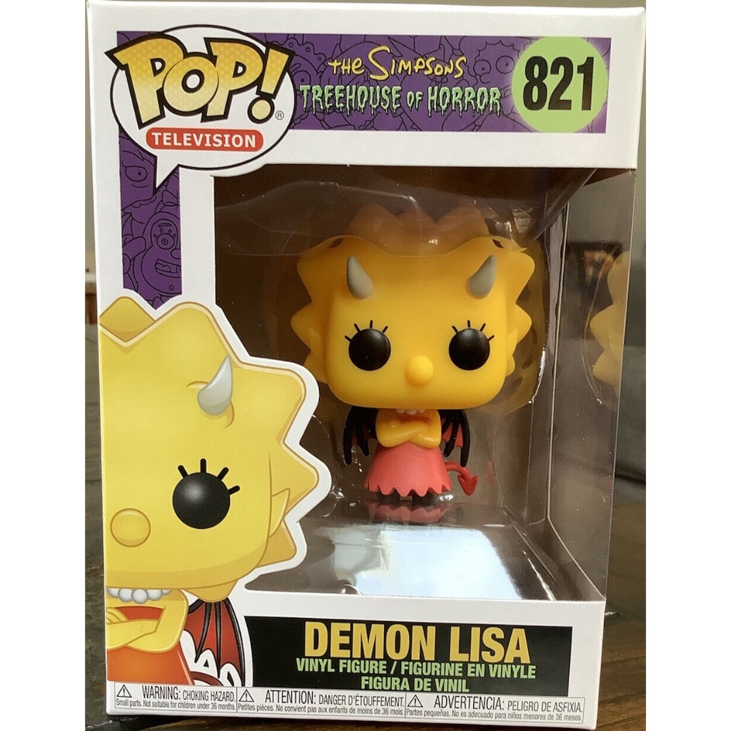 Funko Pop Os Simpsons 821 Threehouse of Horror "Demon Lisa" Desenho ...