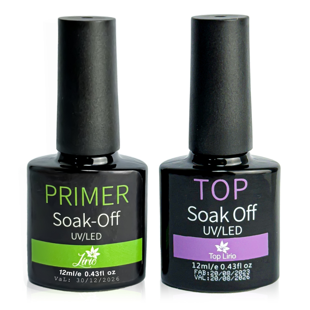 Top Coat e Primer Ácido de Secagem Rápida Unhas Acrigel Gel Finalizador de Unha Profissional ...