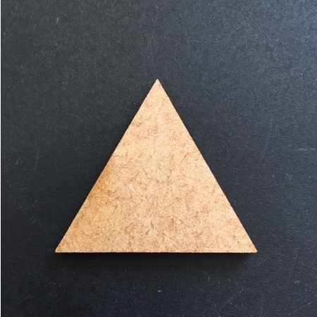 TRIANGULO MDF - 60 UNID - 4 X 4 CM | Shopee Brasil
