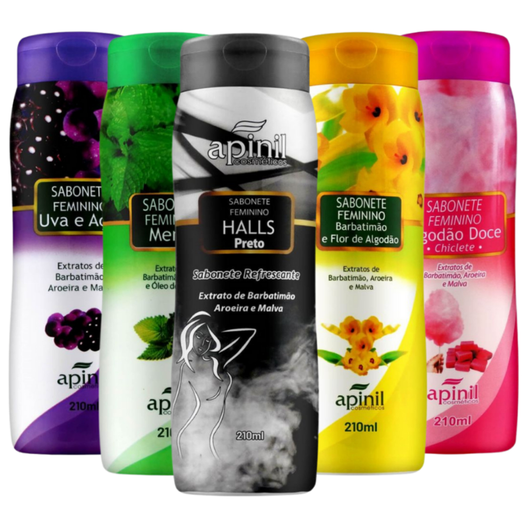 3 Unidades Sabonete Intimo Feminino Apinil 200ml | Shopee Brasil