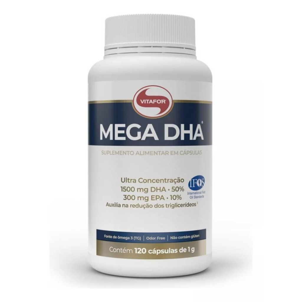 Vitafor MEGA DHA omega 3 dha Mega DHA sabor neutro 120g | Shopee Brasil