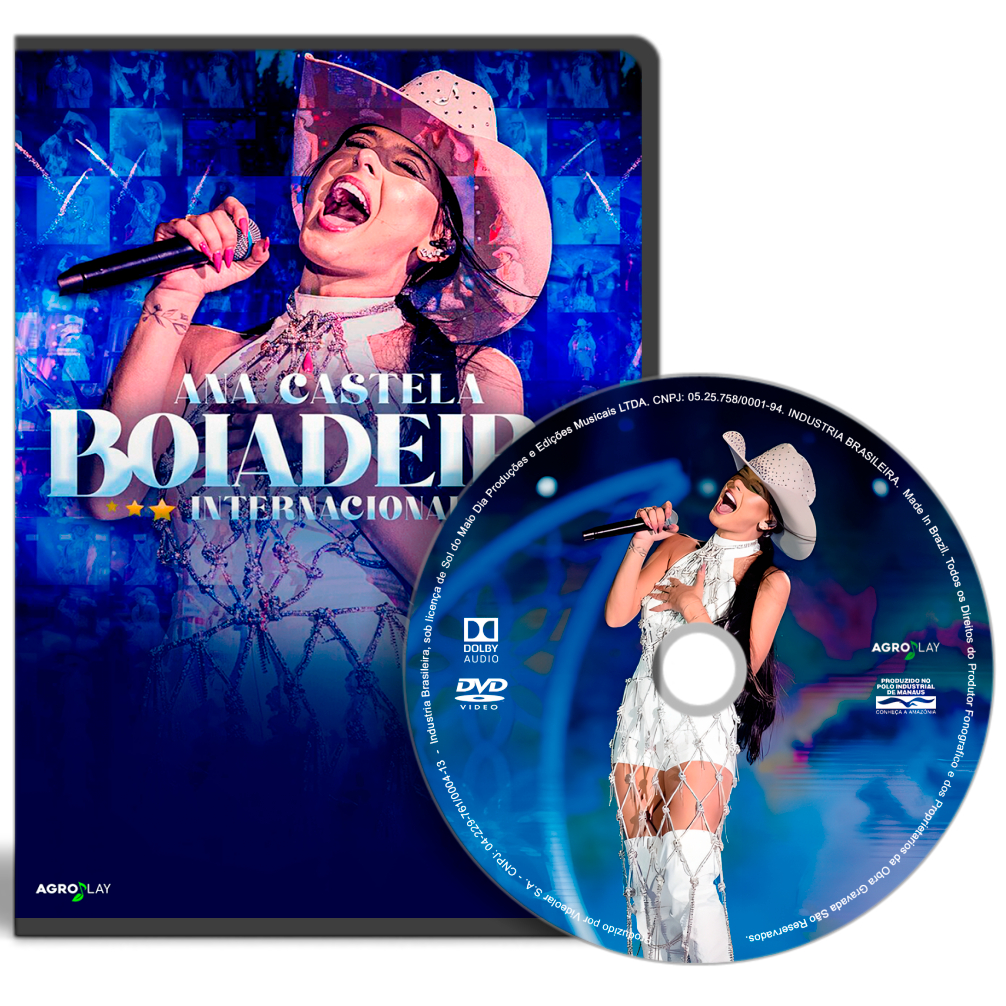 DVD - Ana Castela Boiadeira Internacional (2024) | Shopee Brasil