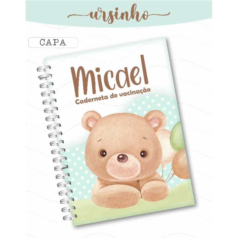Caderneta Da Saúde De Vacinação Do Sus Personalizada Com Nome Do Bebê ...