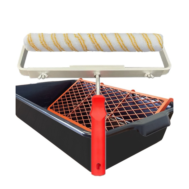 Kit Rolo Grande de Lã Respingo Zero 46cm + Suporte Duplo c/Buchas ...