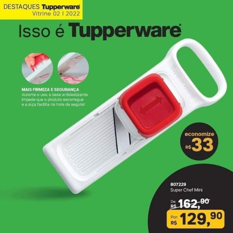 Tupperware Super Chef Mini | Shopee Brasil