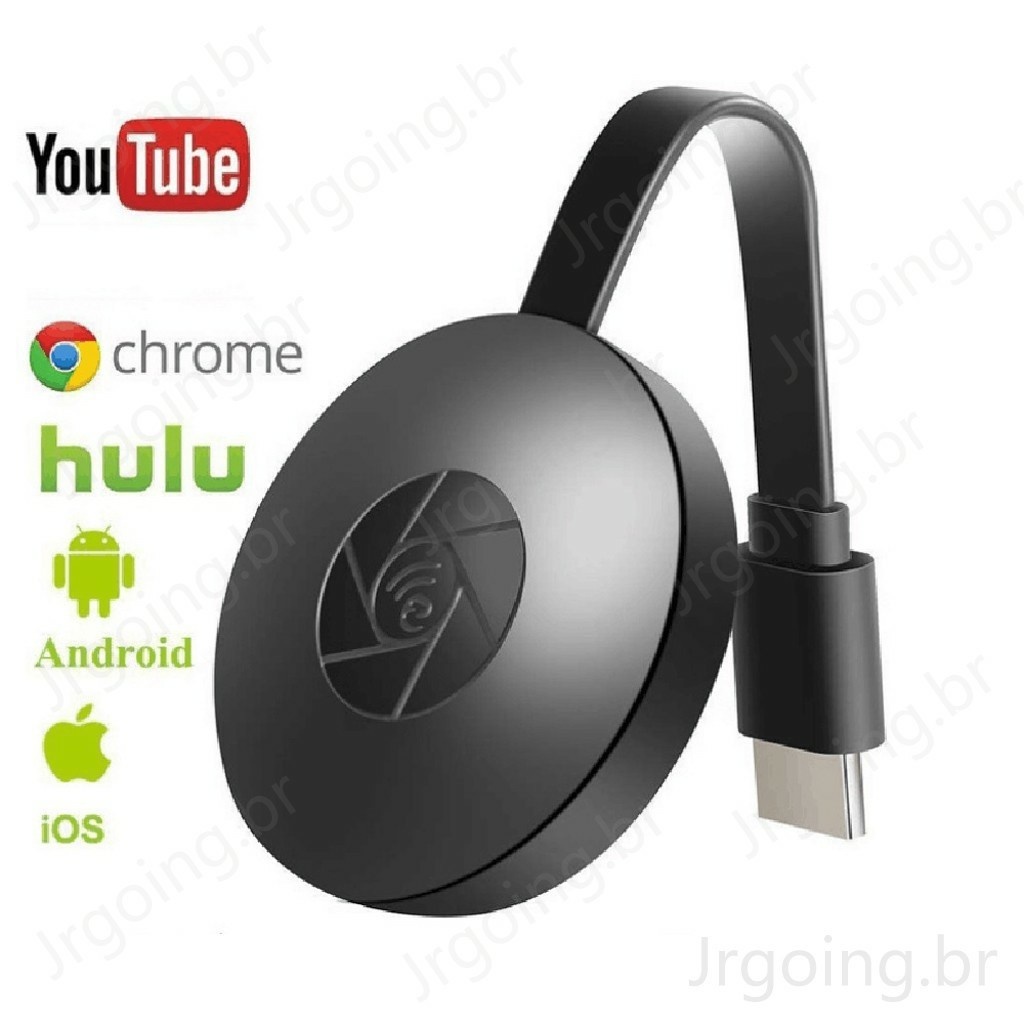 Miracast HDMI Wifi TV FULL HD Google Chrome cast - Transforme sua TV EM ...