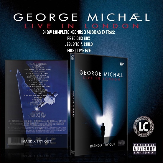 DVD GEORGE MICHAEL LIVE LIVE IN LONDON | Shopee Brasil