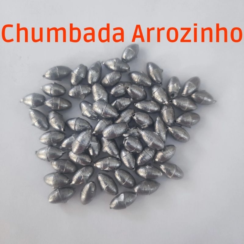 Chumbada para pesca, marca Perdiz, modelo Arrozinho - Quantidades e ...