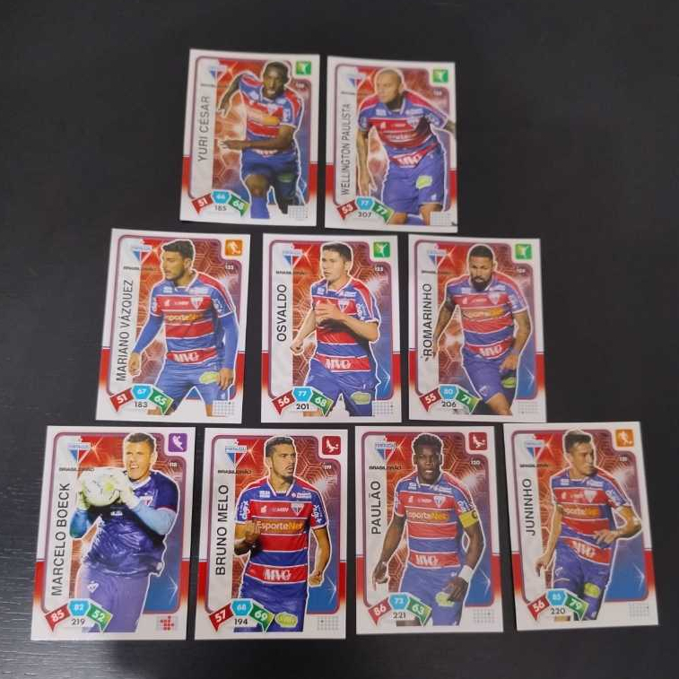 KIT CARDS FORTALEZA ADRENALYN XL BRASILEIRAO 20/21 9 CARDS FUTEBOL ...