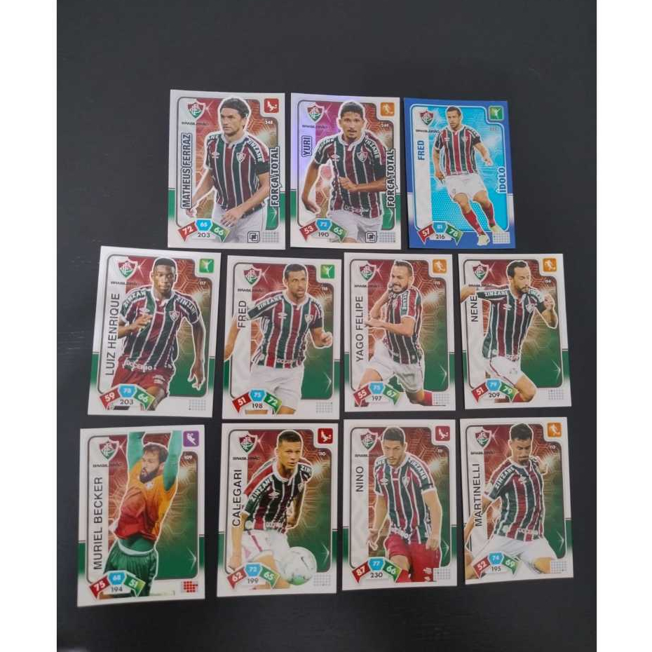 KIT CARDS FLUMINENSE ADRENALYN XL BRASILEIRAO 20/21 11 CARDS FUTEBOL ...
