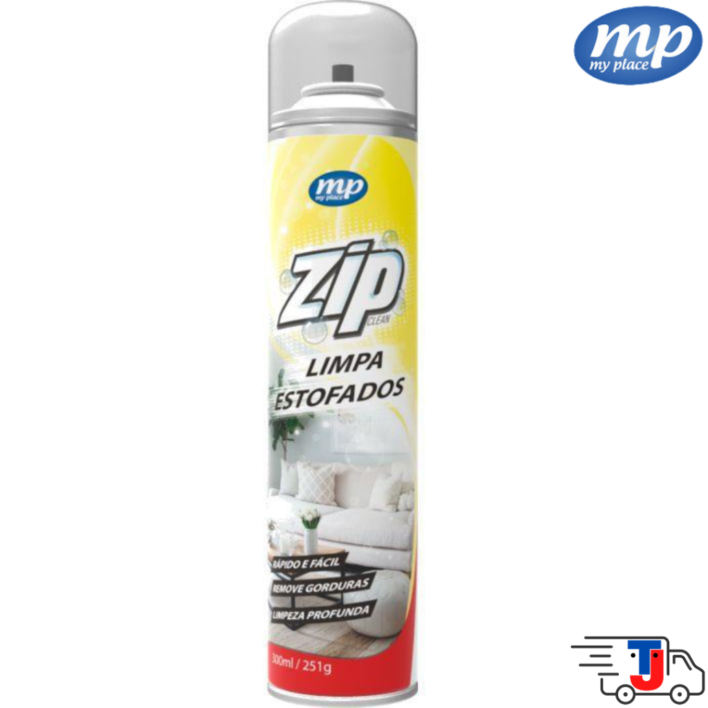 Limpa Estofados Spray Zip Clean 300ml/251g | Shopee Brasil