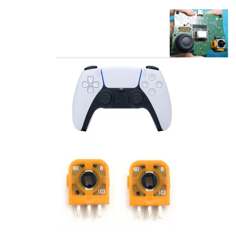 Sensor potenciômetro para controle dualsense ps5 analógico | Shopee Brasil