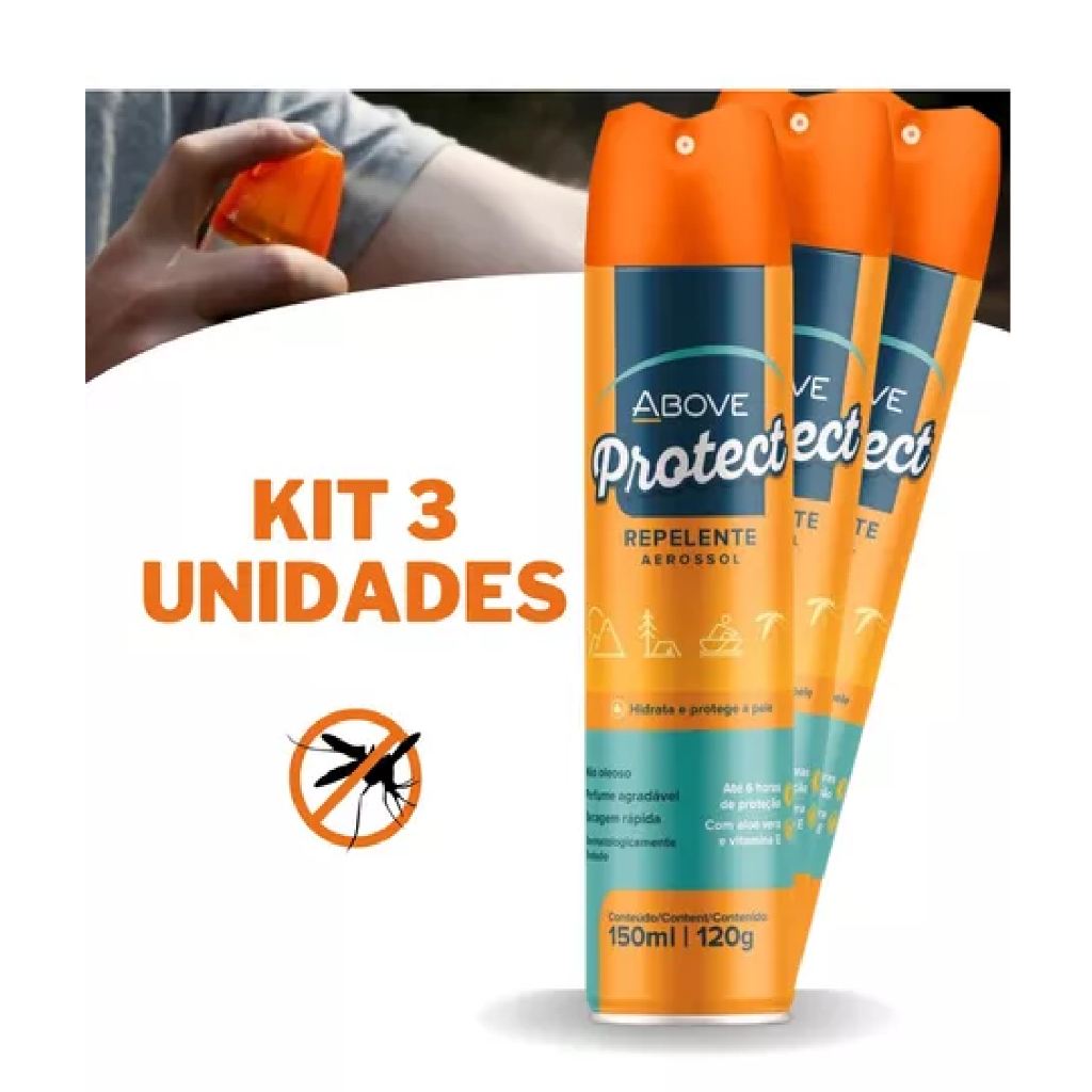 Kit - Repelente Protect Corporal Above | Shopee Brasil
