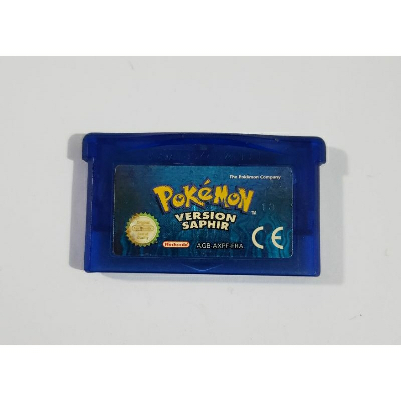 Pokémon Version Saphir - Game Boy Advanced - Europeu (Francês) | Shopee ...