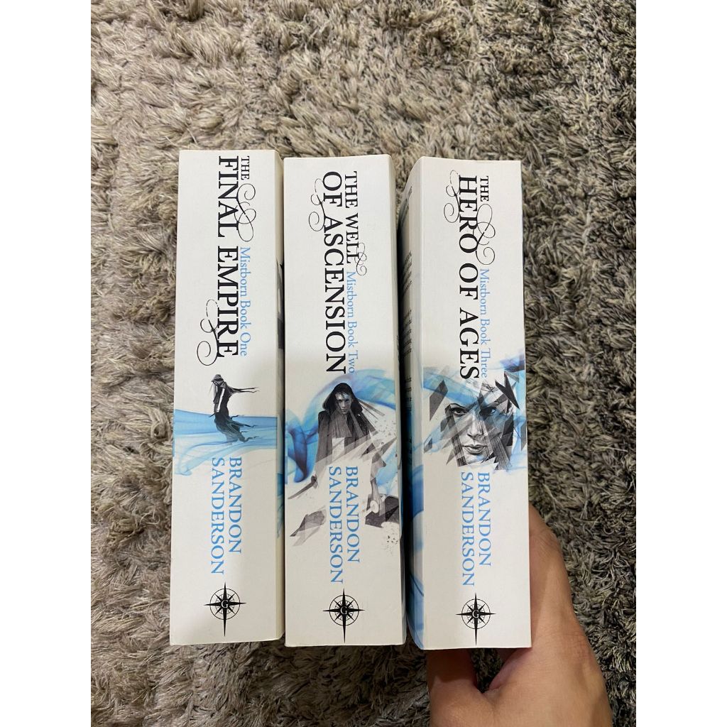Mistborn Trilogy Set: Mistborn, The Well of Ascension, The Hero of Ages ...