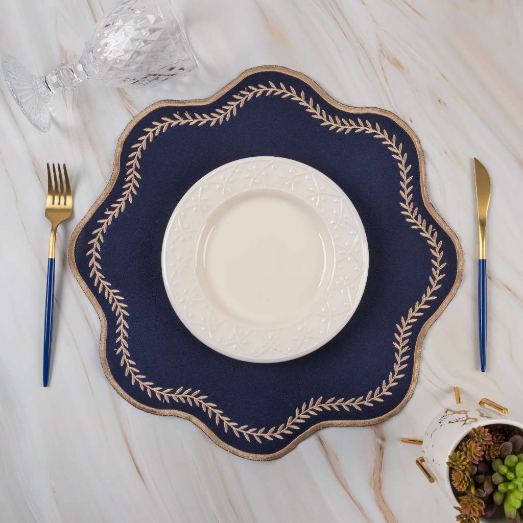 Kit com 6 Americano Avulso Souplast Bordado Supla De Mesa Posta ...