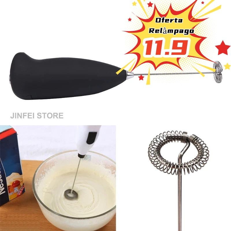 Cozinha Mini Batedor de Leite Eletrônico Batedor de Ovos KL-1009-MICAEL | Shopee Brasil