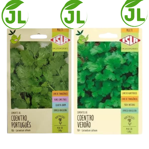 Sementes De Coentro Verdão E Coentro Português ótimos Temperos | Shopee ...