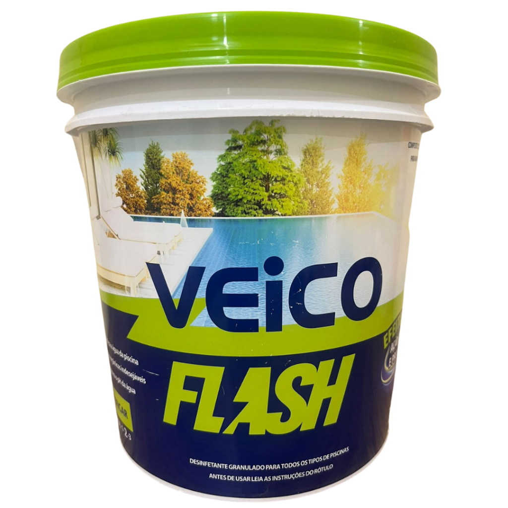 Cloro Piscina Veico Smart Flash 7,5kg Blue Pool | Shopee Brasil