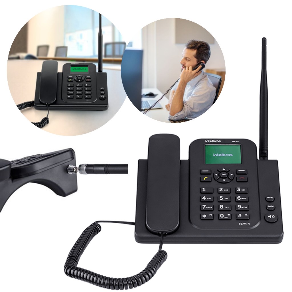 Telefone Celular Rural Intelbras Cfw 8031 C/roteador Wifi 3g | Shopee ...
