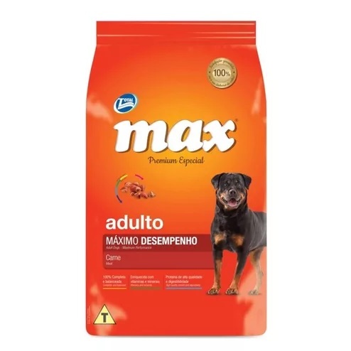 Max Premium Especial Maximo Desempenho Para Cão 20kg | Shopee Brasil