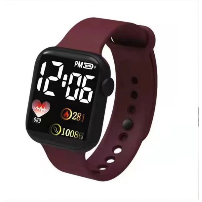 Relógio Digital Simples Eletrônico Com Tela Led | Shopee Brasil