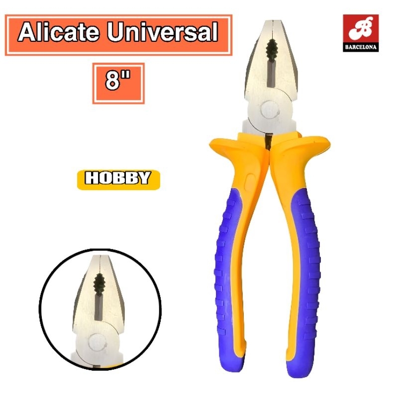 Alicate universal 8" polegadas Barcelona | Shopee Brasil