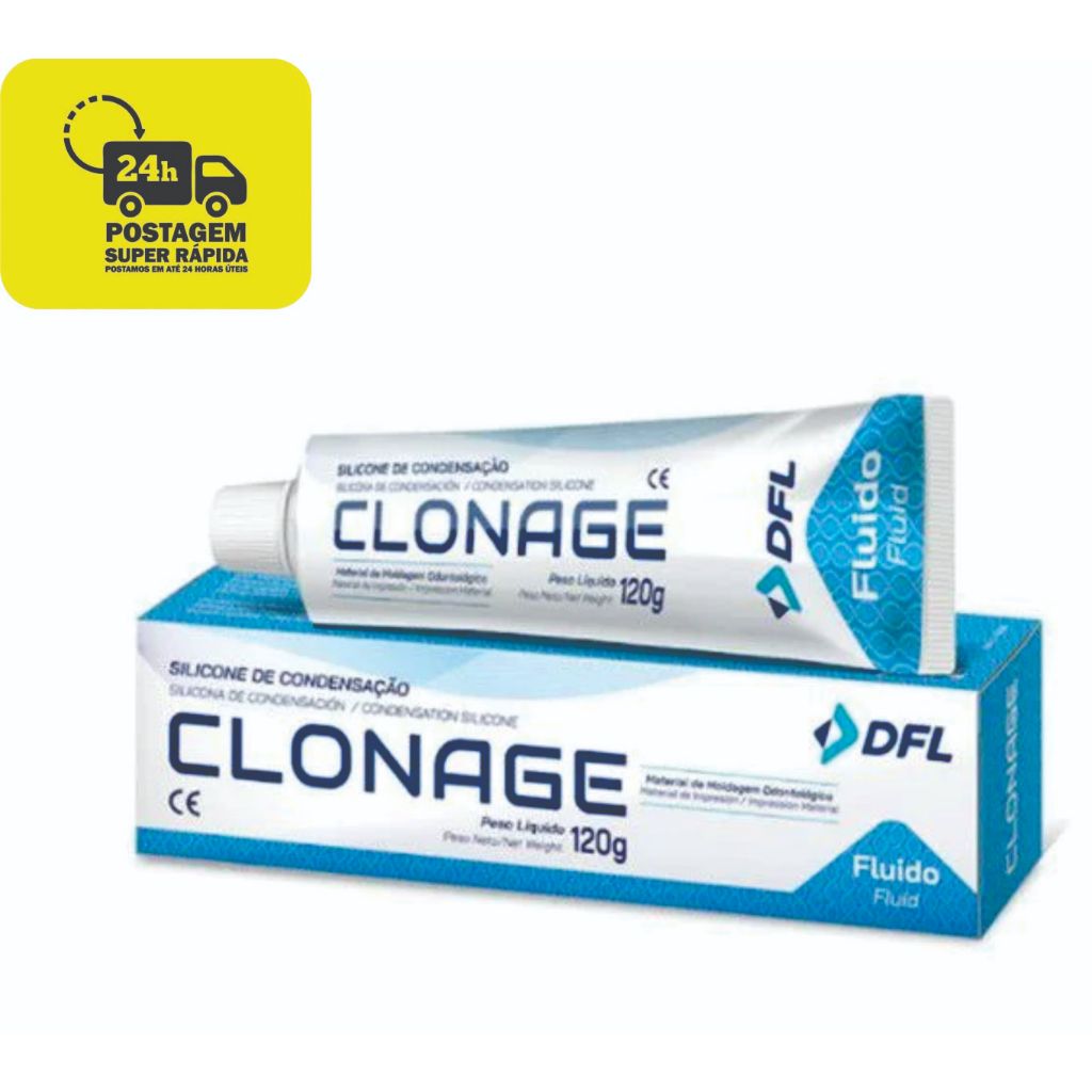 Silicone de Condensação Clonage Fluido - DFL | Shopee Brasil
