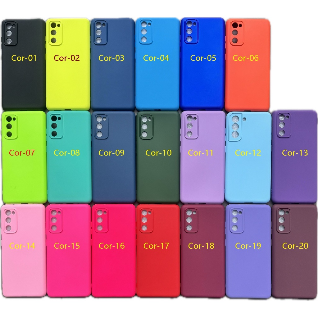 Capa Capinha Anti impacto Para Celular Samsung Galaxy S20 FE - Com ...