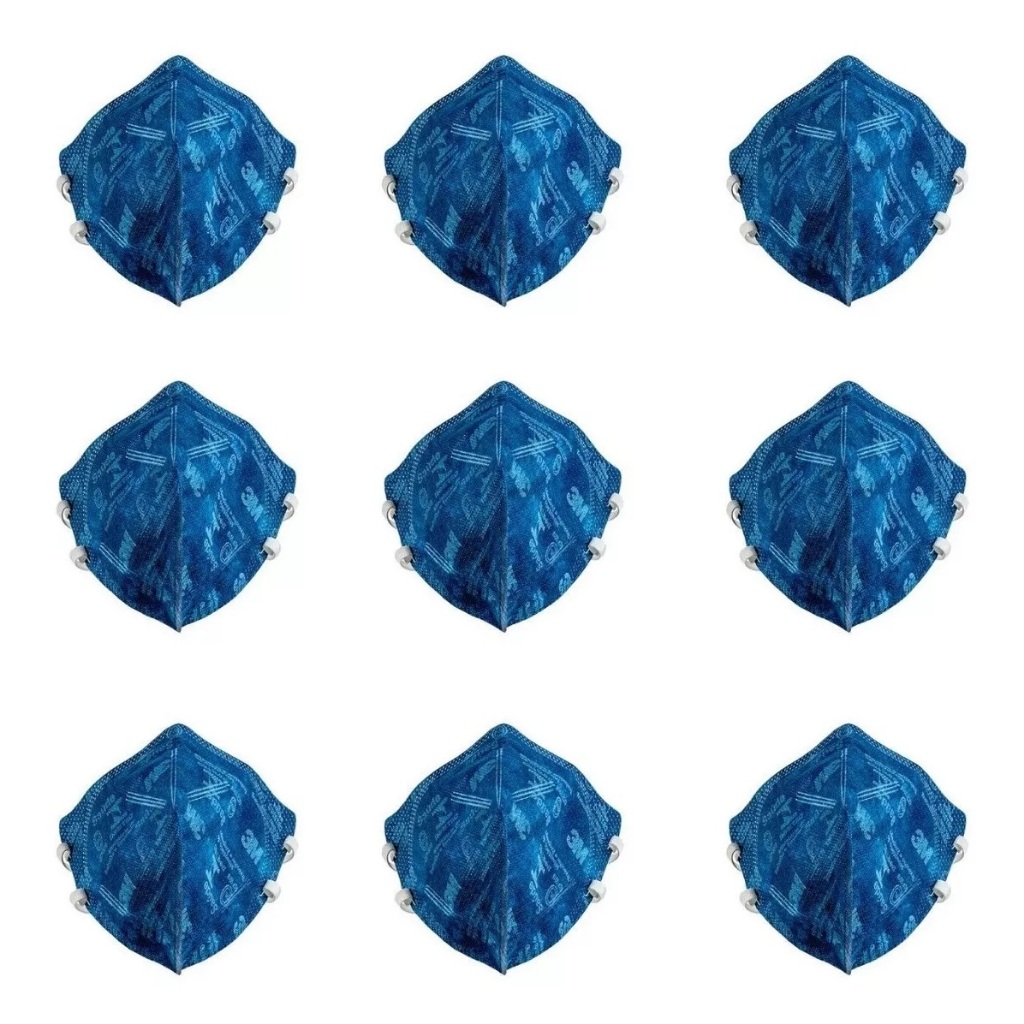 Kit 10 Máscara Respirador Pff2/n95 S/ Valvula 3m 9820 Clinicas hospitais medicos enfermeiras ...