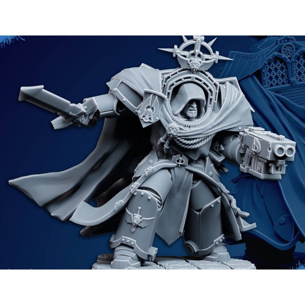 Miniatura de warhammer Belial proxy Dark angel comandante em terminator ...