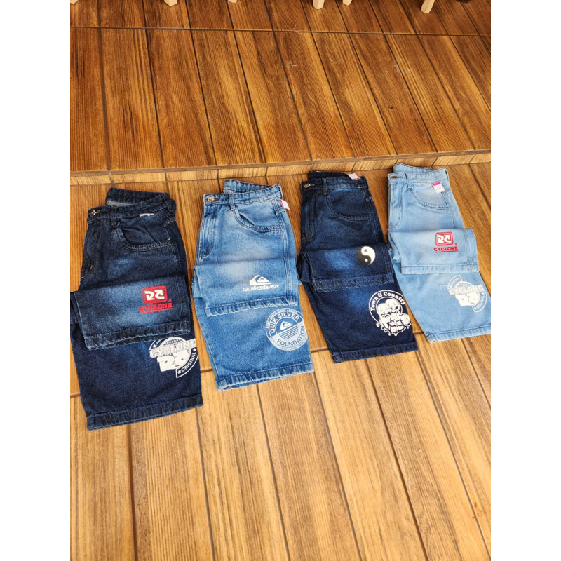 Bermuda Mandrake Jeans Cyclone Quiksilver Tony Country | Shopee Brasil