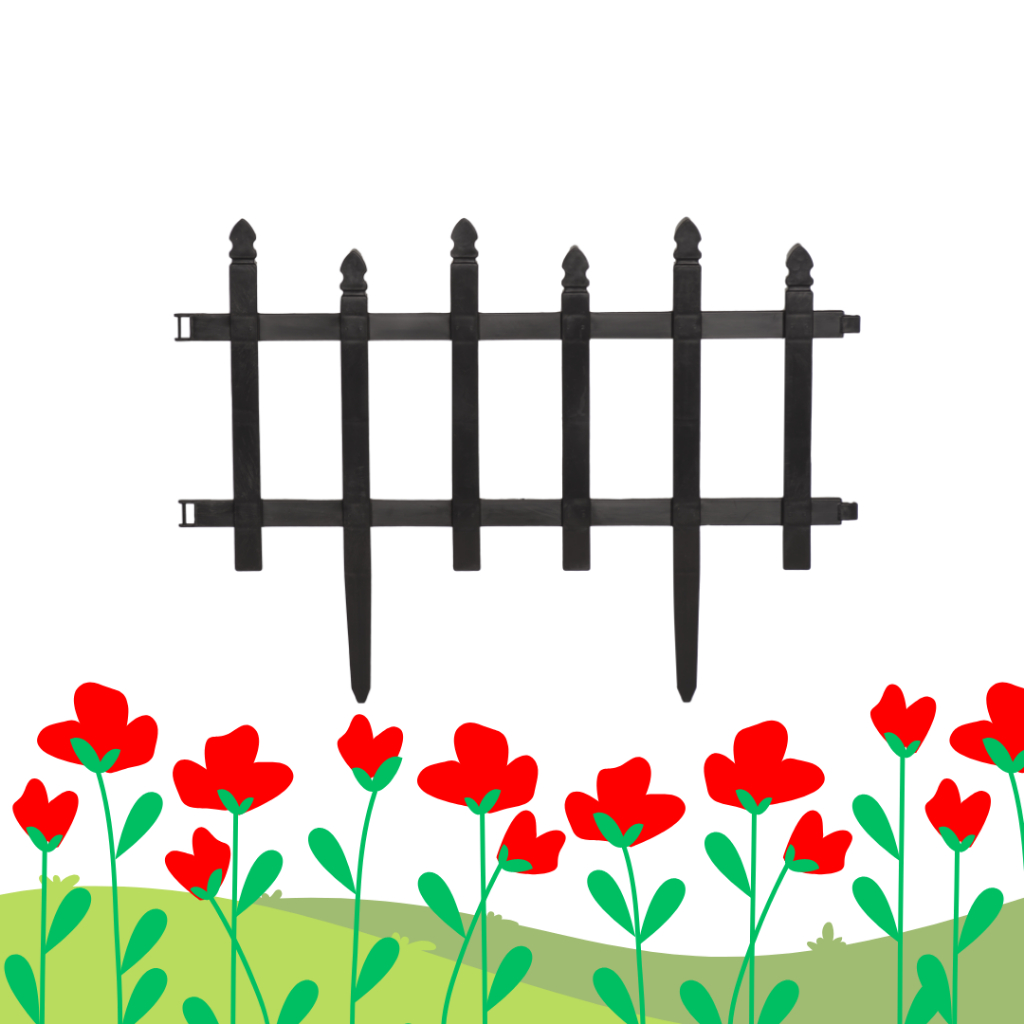 Kit 5,5 Metros Estilo Madeira Plásticas Decorativas Para Jardim Cercado ...