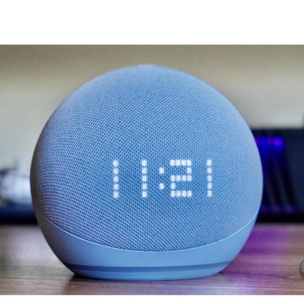 Amazon Echo Dot 5 Com Relógio - Alexa (5ª Geração) Novo Lançamento ...