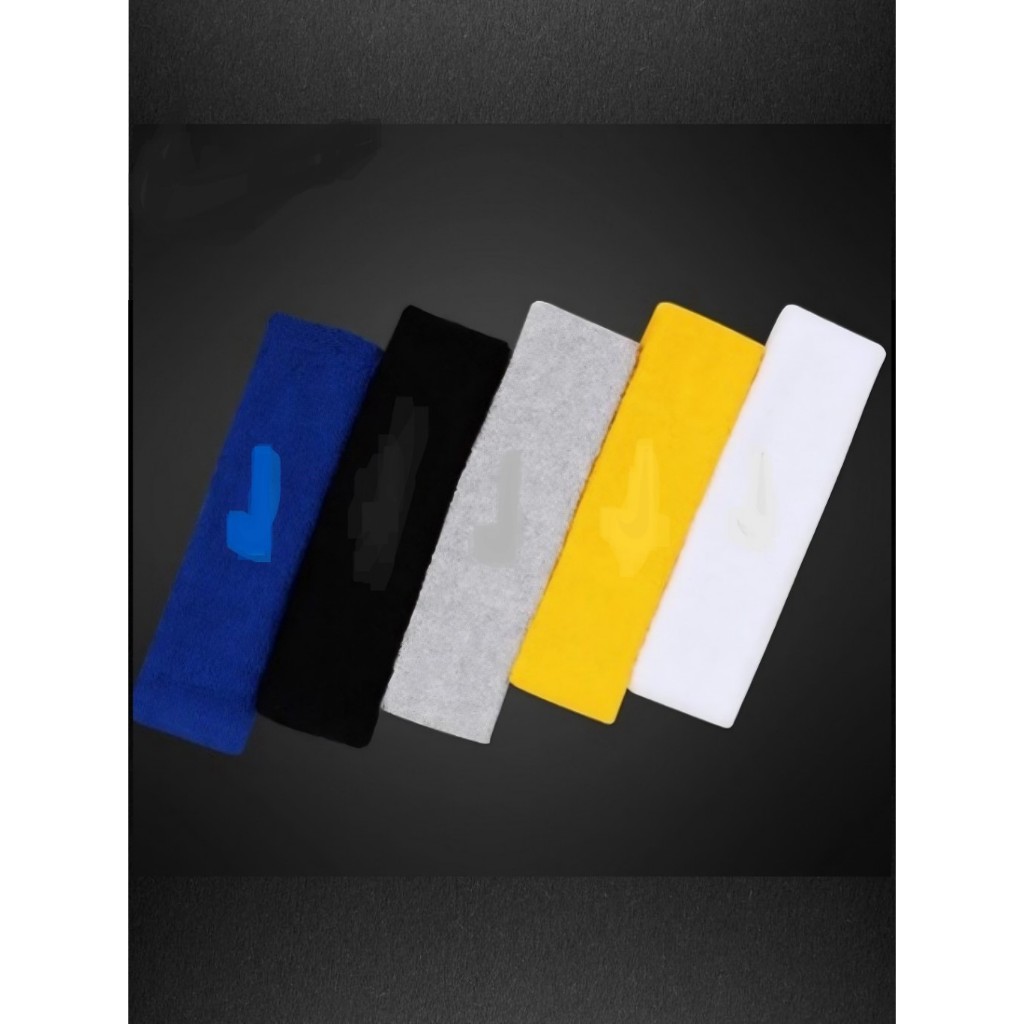 kit de 5 faixas testeira esportiva cor variadas estampas refletivas ...