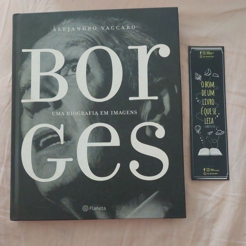 Borges Uma biografia em imagens - Alejandro Vaccaro | Shopee Brasil