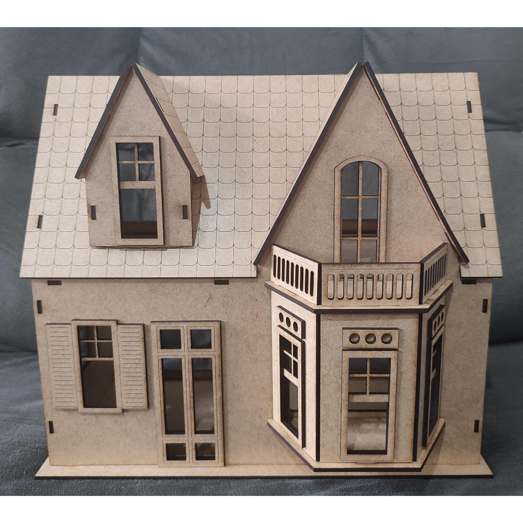 Casa de Boneca Brinquedo Poly Lol 30x33cm em MDF 3mm | Shopee Brasil