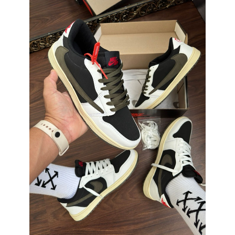 Tênis Nike Air Jordan Travis Scott Masculino Estilo | Shopee Brasil