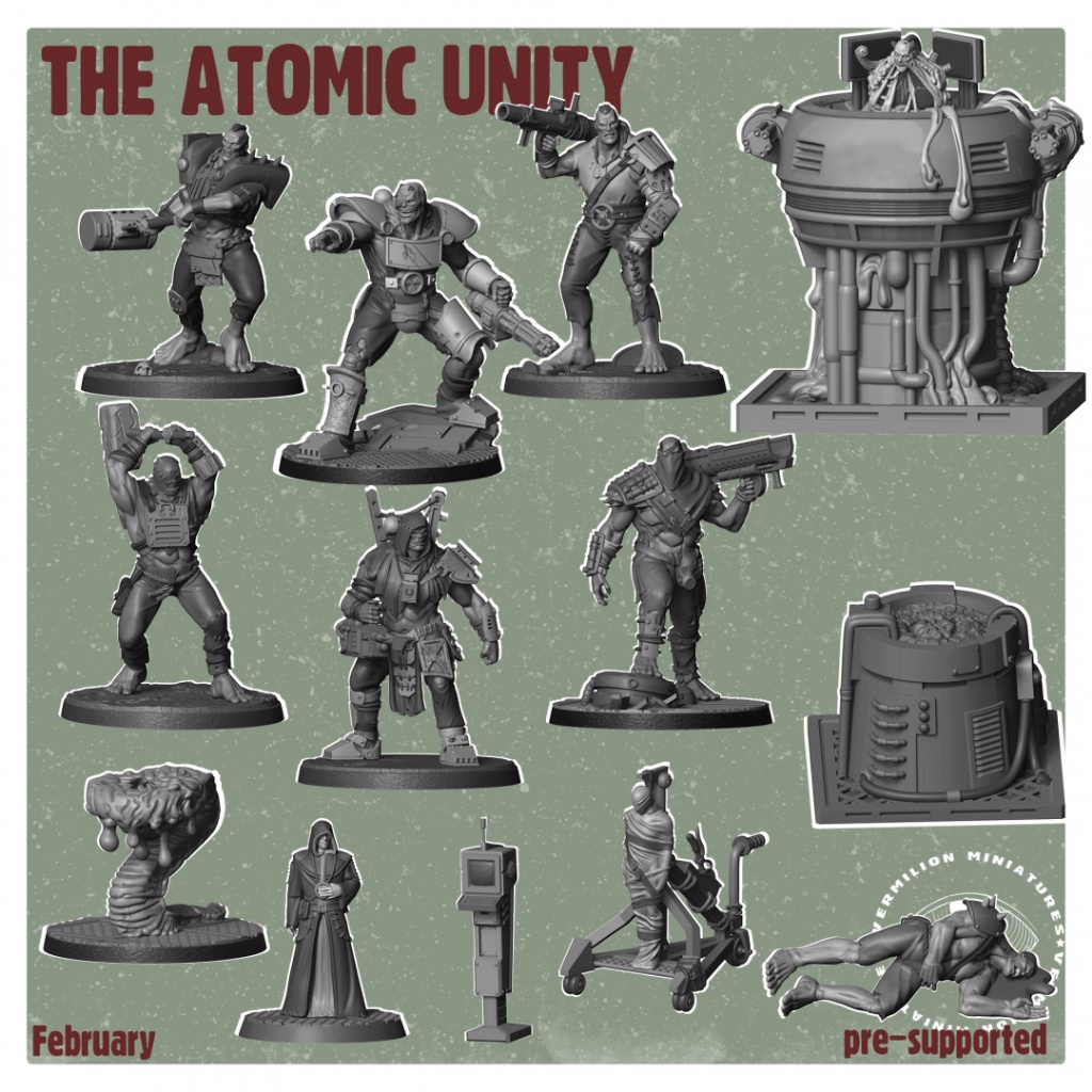 Fallout The board game miniaturas em resina The Atomic Unity | Shopee ...