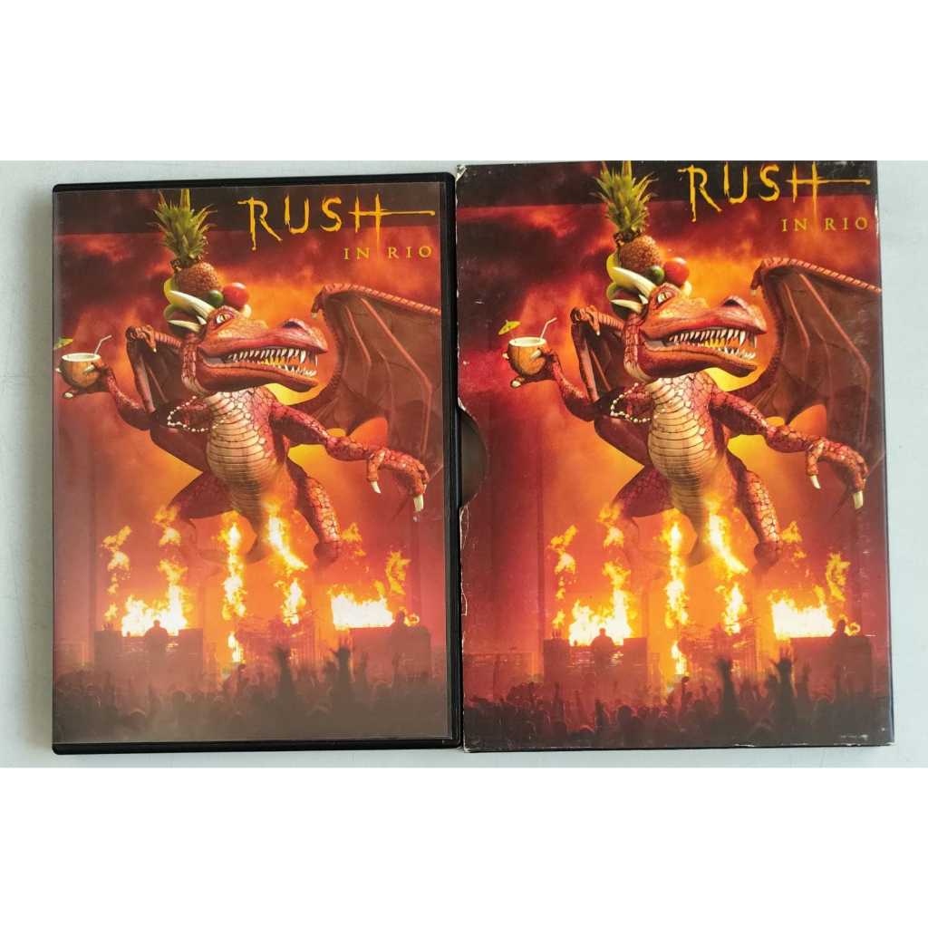 DVD - Rush In Rio / Duplo Nacional Raro Com Encarte E Poster | Shopee ...