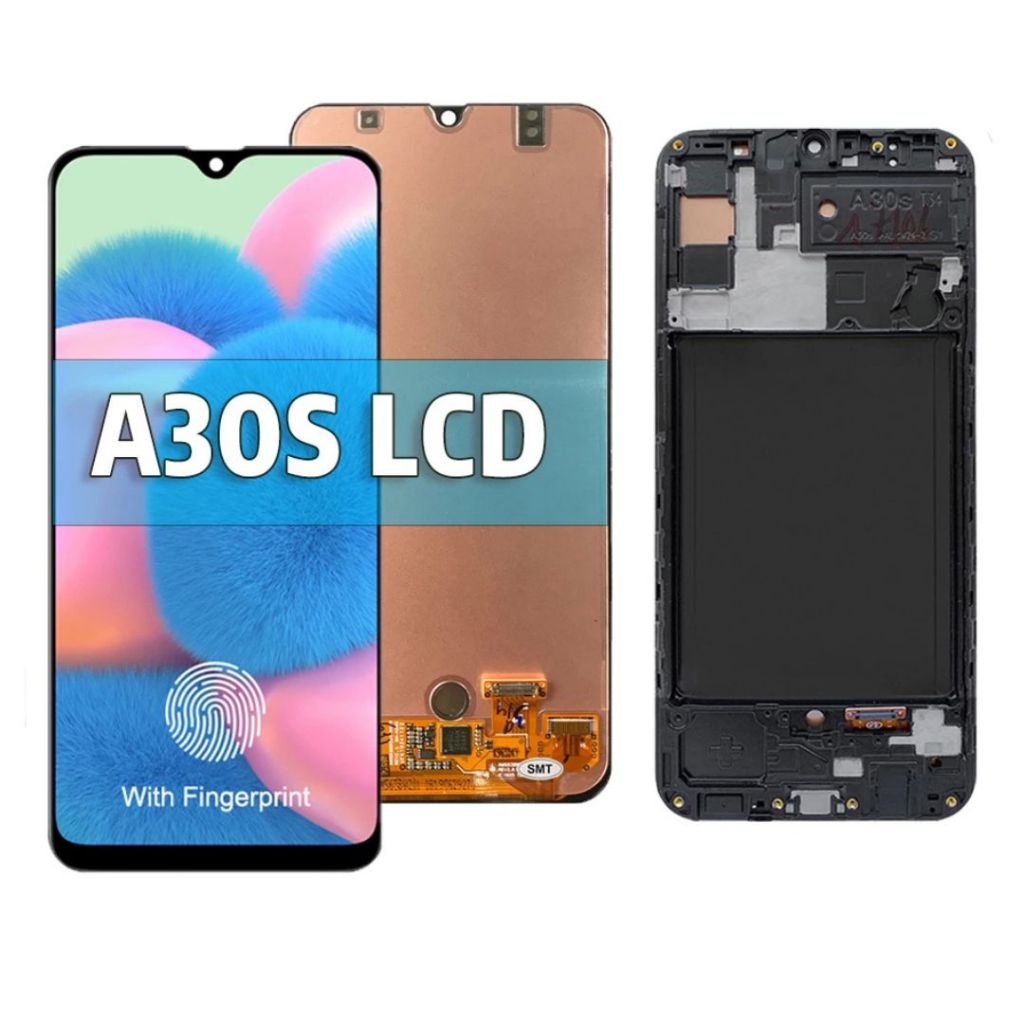 Tela Frontal Display SAMSUNG Galaxy A30s LCD Touch A307F A307 Incell S ...