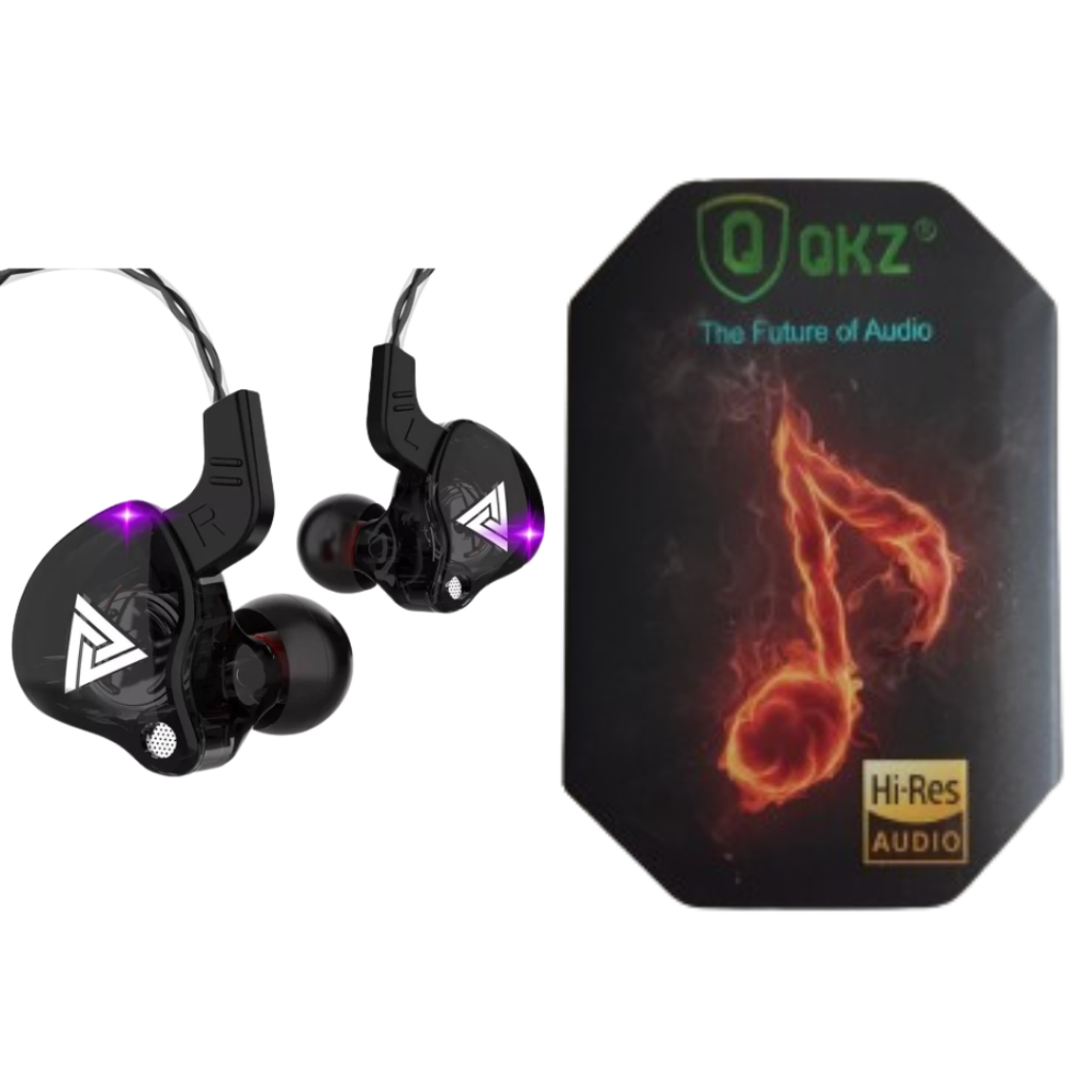 Fone De Ouvido QKZ AK6 Original Com Microfone Fio E Cabo Resistente ...