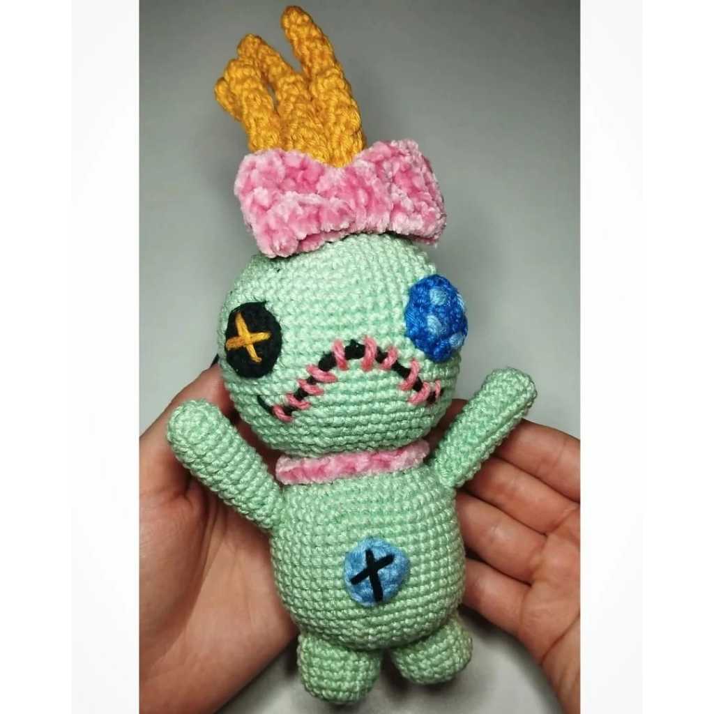 Amigurumi Boneca Xepa Lilo e stitch | Shopee Brasil