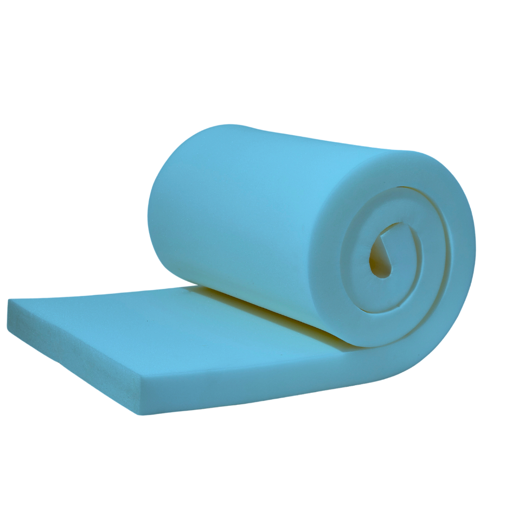 Espuma sob medida d28 azul 188 x 138 x 4 para cama de casal colchão ...