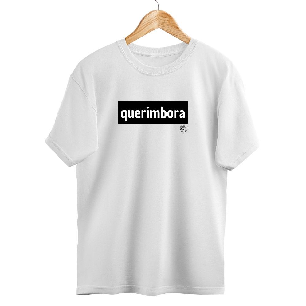 Camiseta Premium Frase 100% Algodão querimbora - ir embora | Shopee Brasil